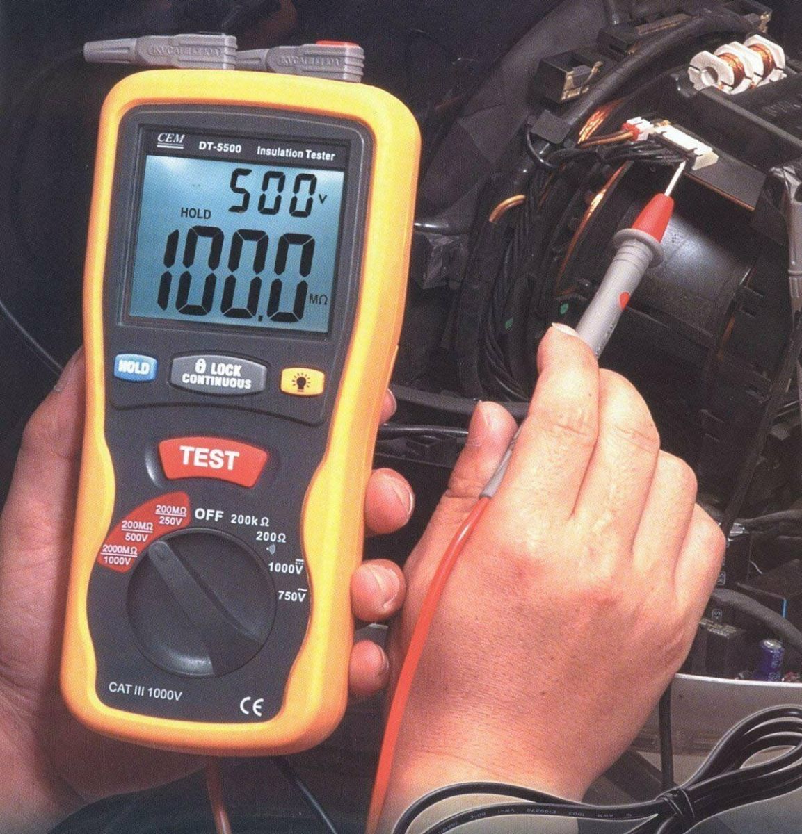 CEM DT-5500 Digital Insulation Tester – Jonathan Fry Automotive Ltd